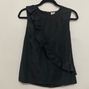 J. Crew Factory | Tops | Jcrew Factory Diagonal Ruffle Front Tank Top 2 ...